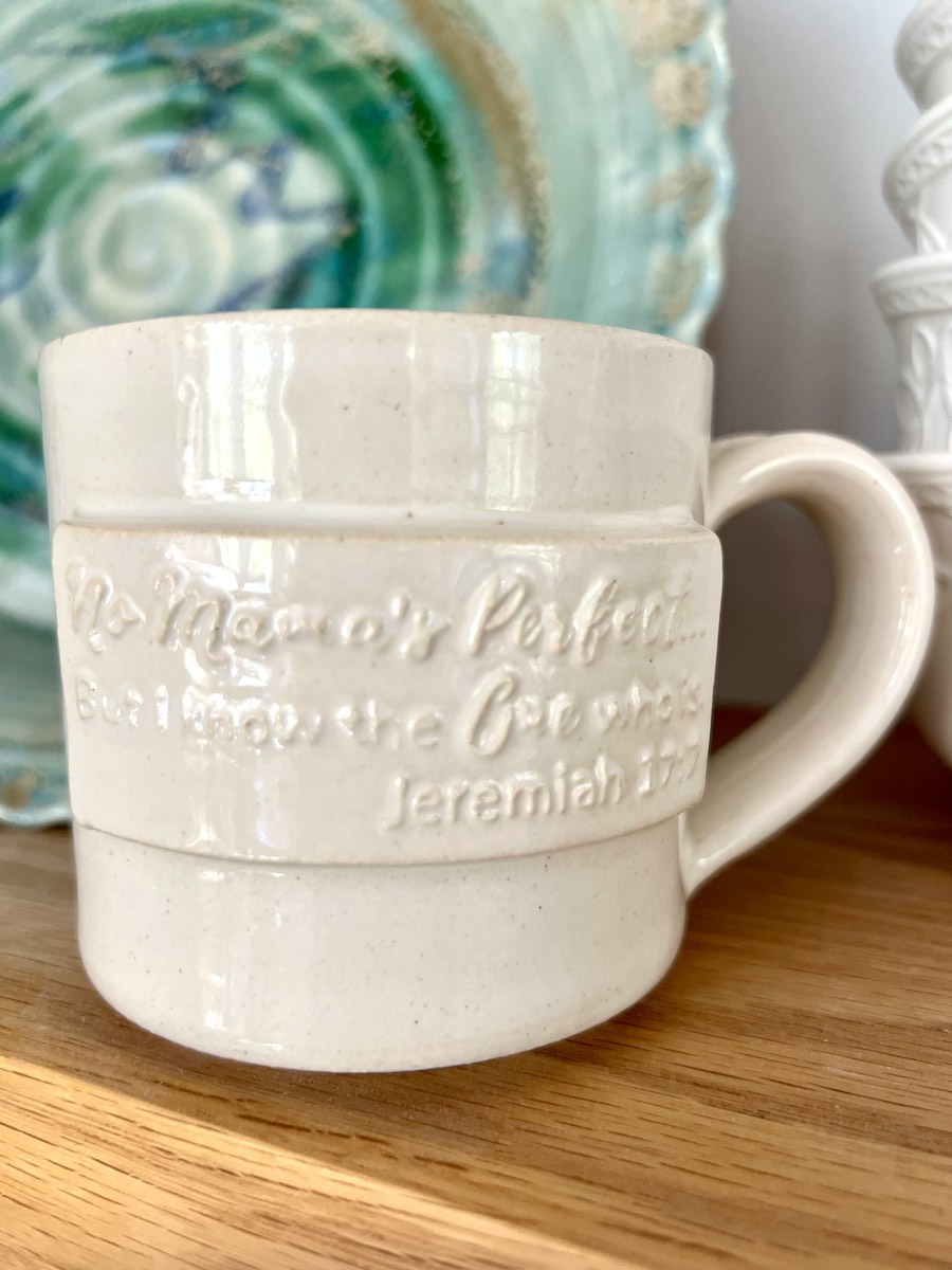 Antique White No Mama’s Perfect Coffee Mug | No Mama's Perfect